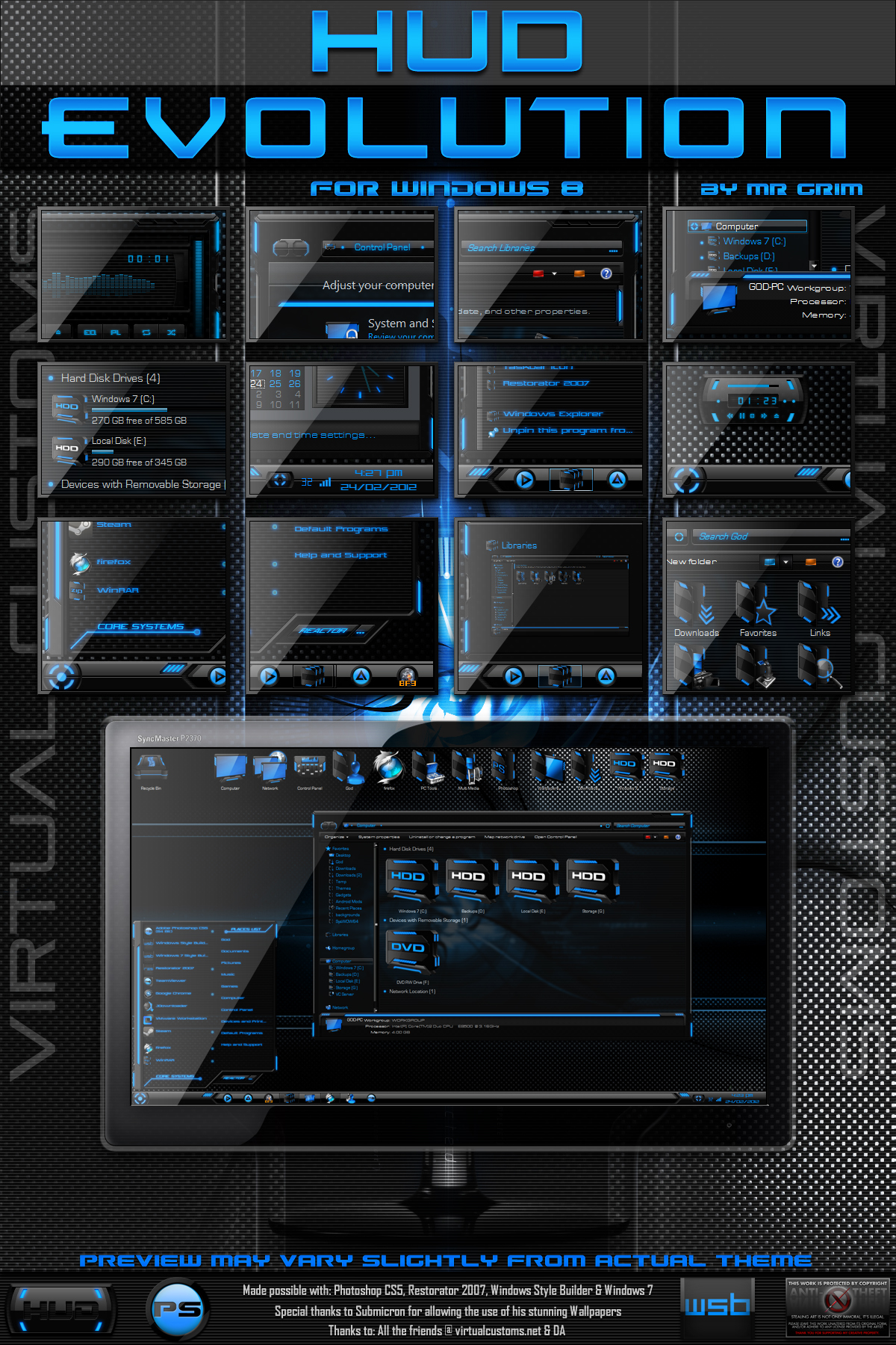 HUD Evo 8 BETA by MrGRiM01 on DeviantArt