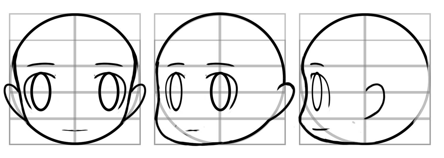 Chibi Face Sheet Draft 01 by digiraiter on DeviantArt