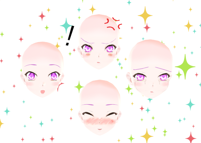 [MMD] 3DCG Kawaii Head by MijumaruNr1 on DeviantArt