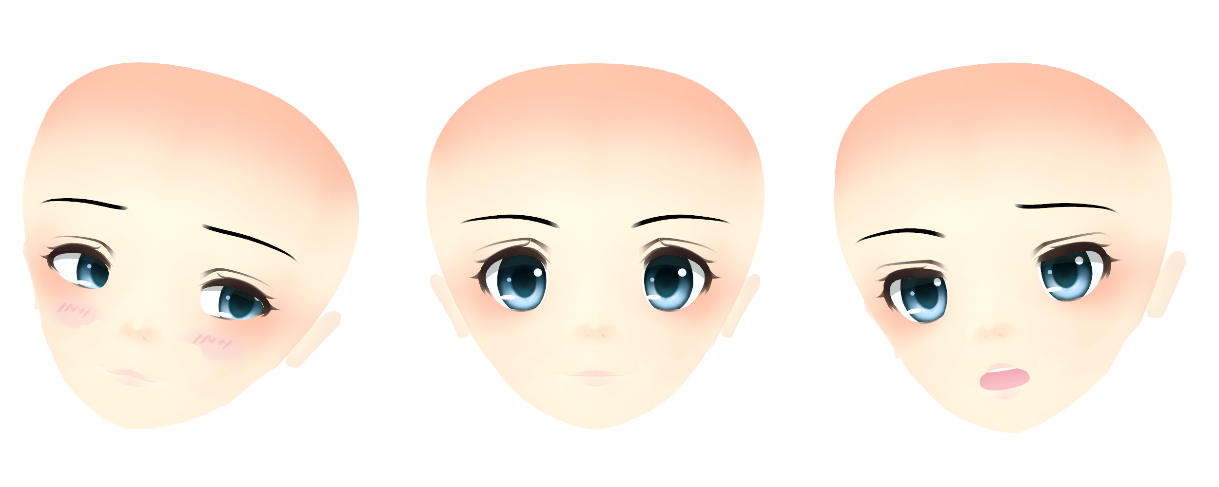 [MMD] Piron x TDA face merge DOWNLOAD by MijumaruNr1 on DeviantArt