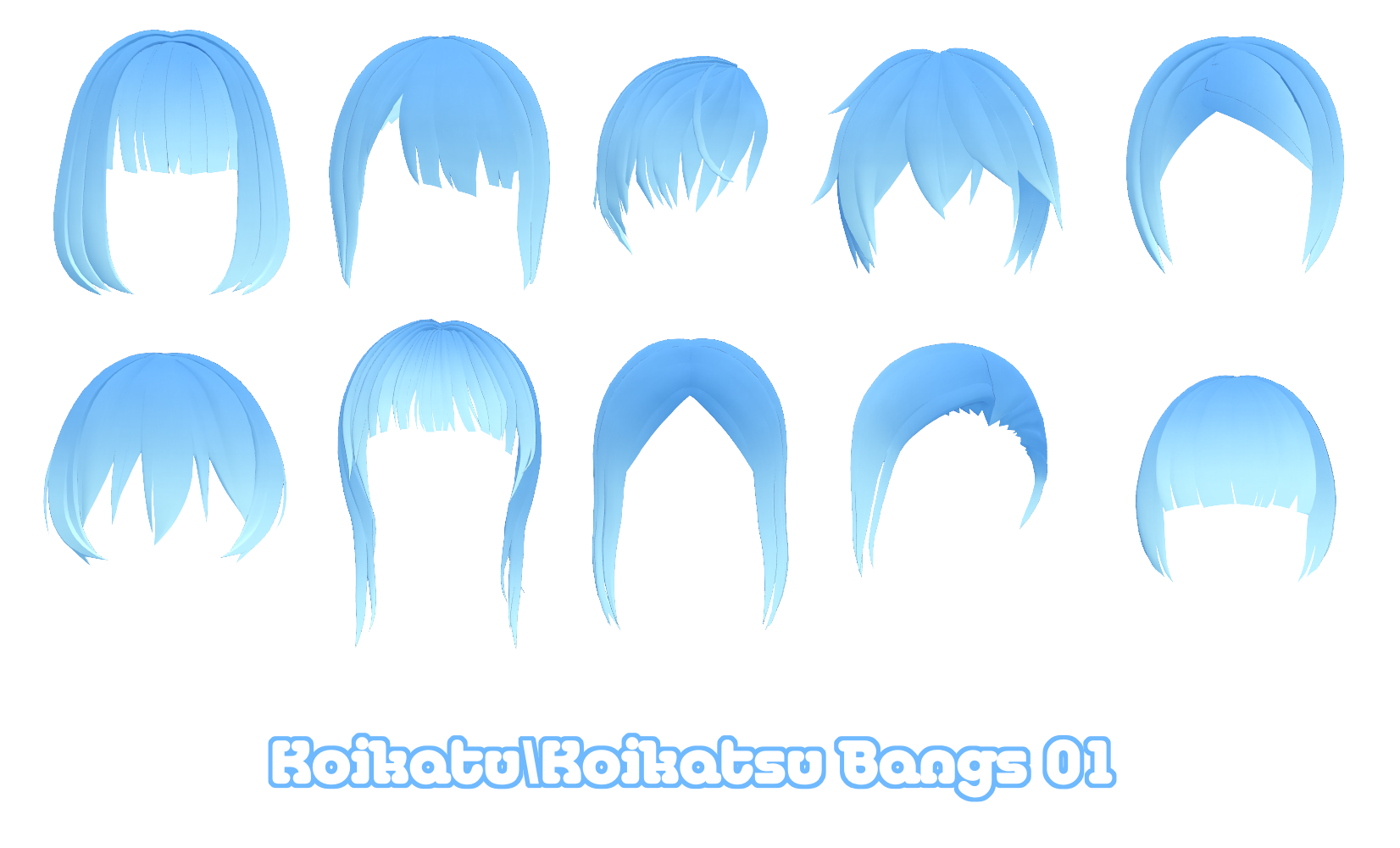 [MMD] Koikatsu Bangs 01 Download by MijumaruNr1 on DeviantArt