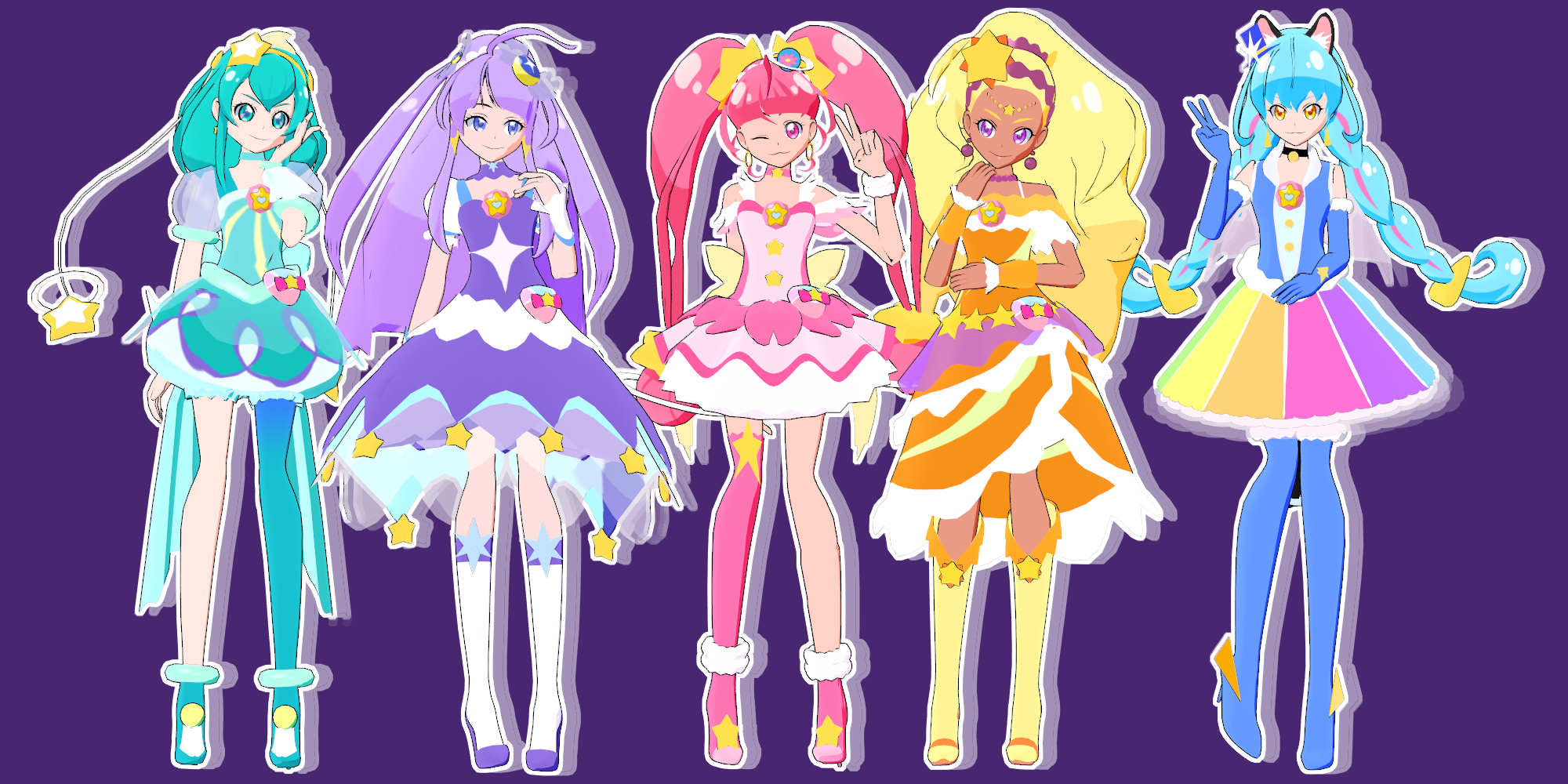 [MMD] Star Twinkle PreCure Download by MijumaruNr1 on DeviantArt