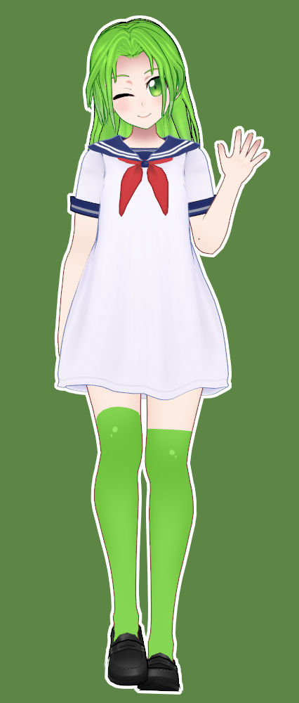 [MMD x YS] Midori Gurin Download by MijumaruNr1 on DeviantArt