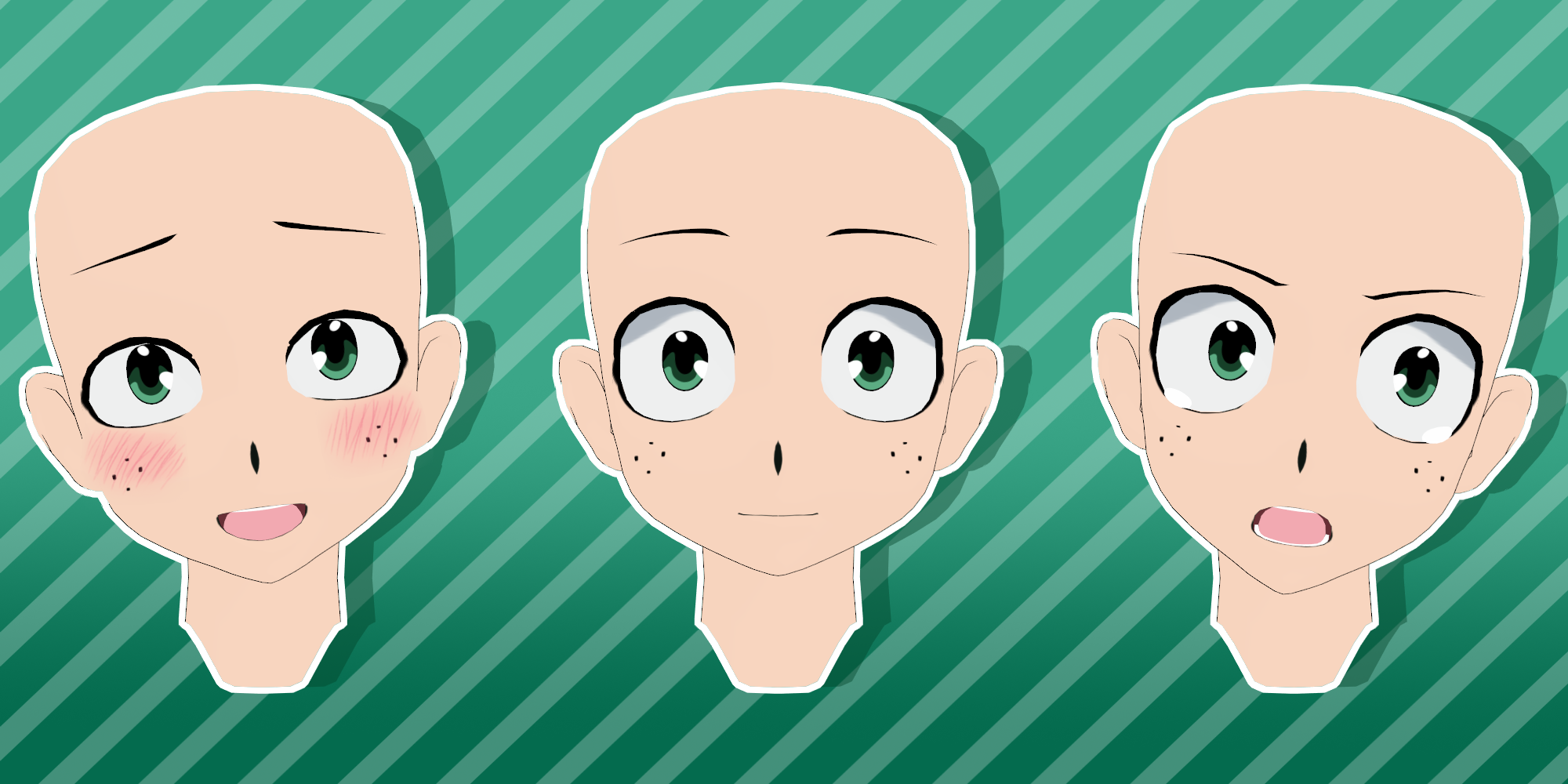 [MMD] TDA Midoriya Head Download by MijumaruNr1 on DeviantArt