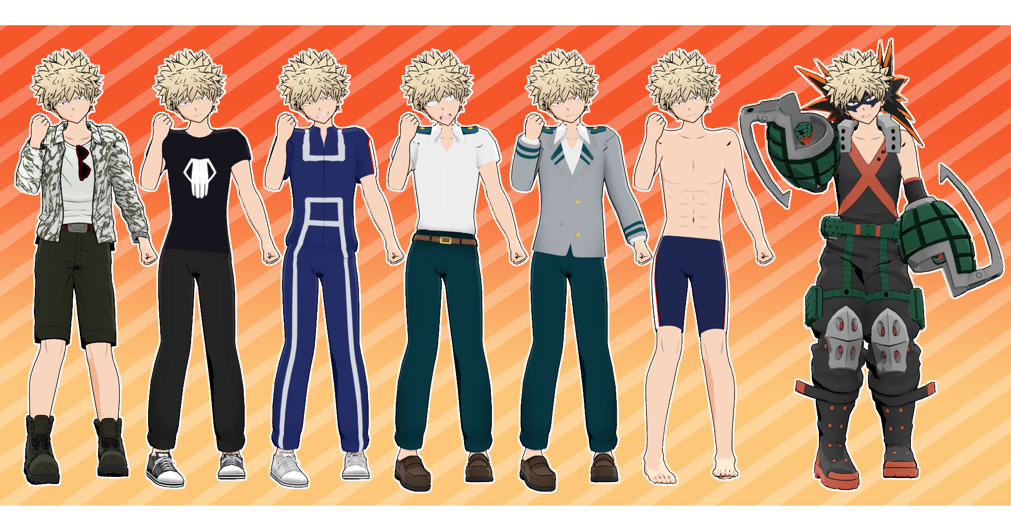 [MMD] TDA Katsuki Bakugo Download by MijumaruNr1 on DeviantArt