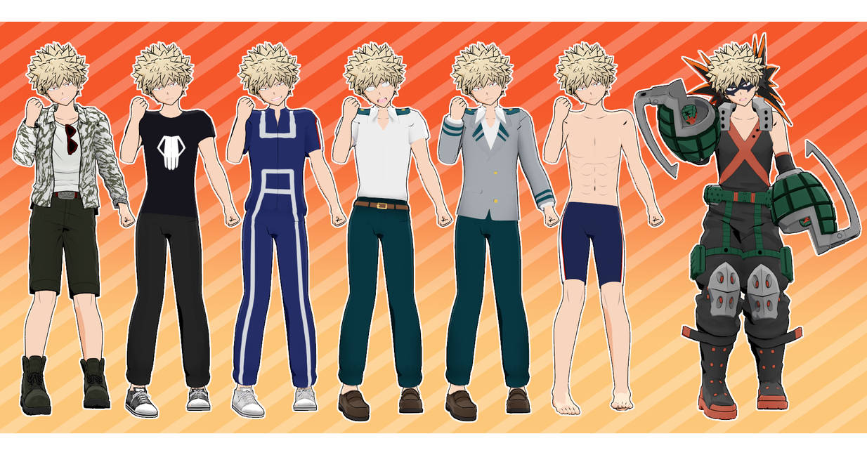 [MMD] TDA Katsuki Bakugo Download by MijumaruNr1 on DeviantArt