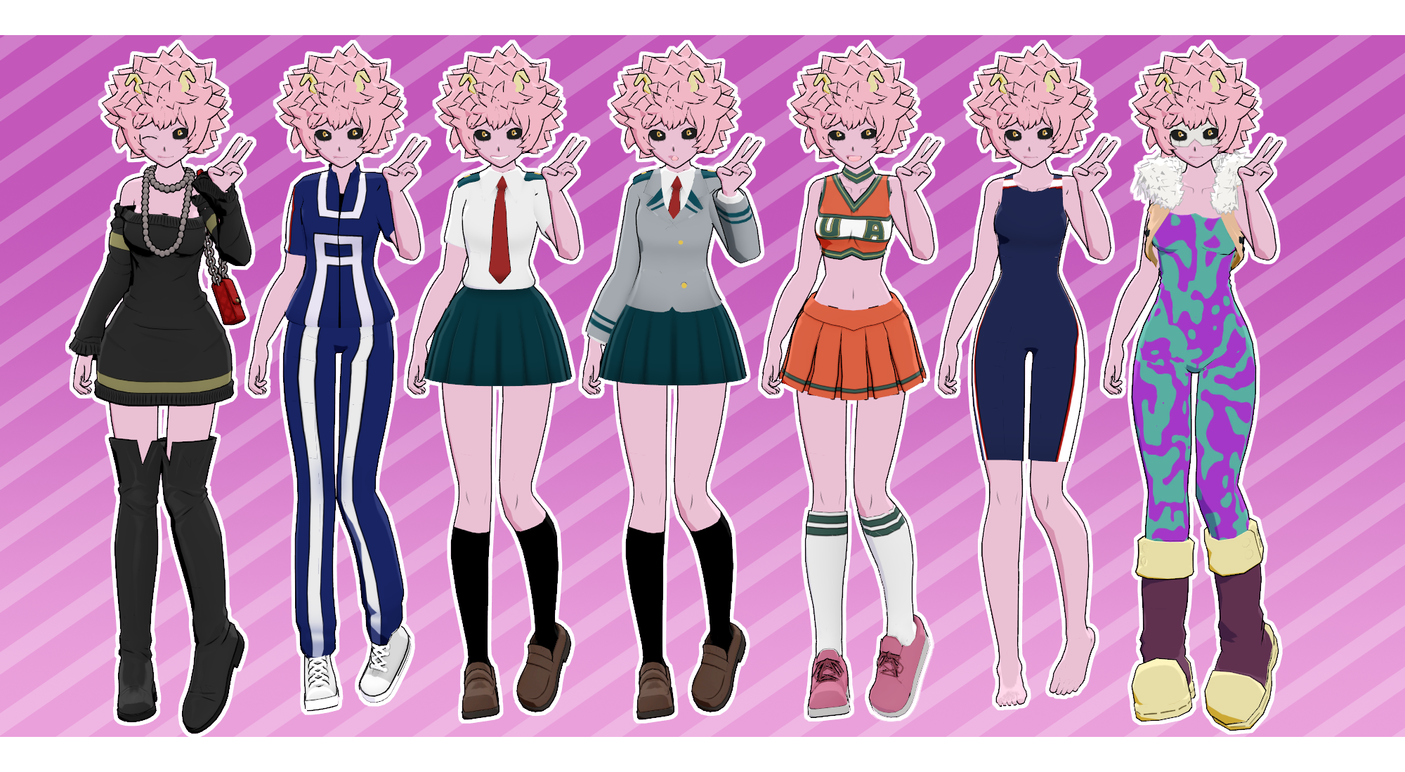 [MMD] TDA Mina Ashido Download by MijumaruNr1 on DeviantArt
