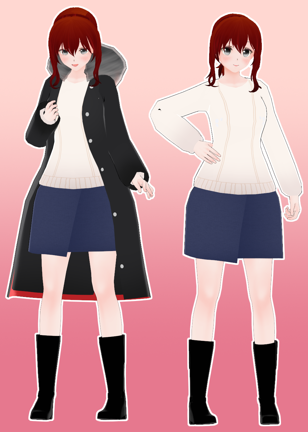 [MMD] Comfy Autumn Outfit Download by MijumaruNr1 on DeviantArt