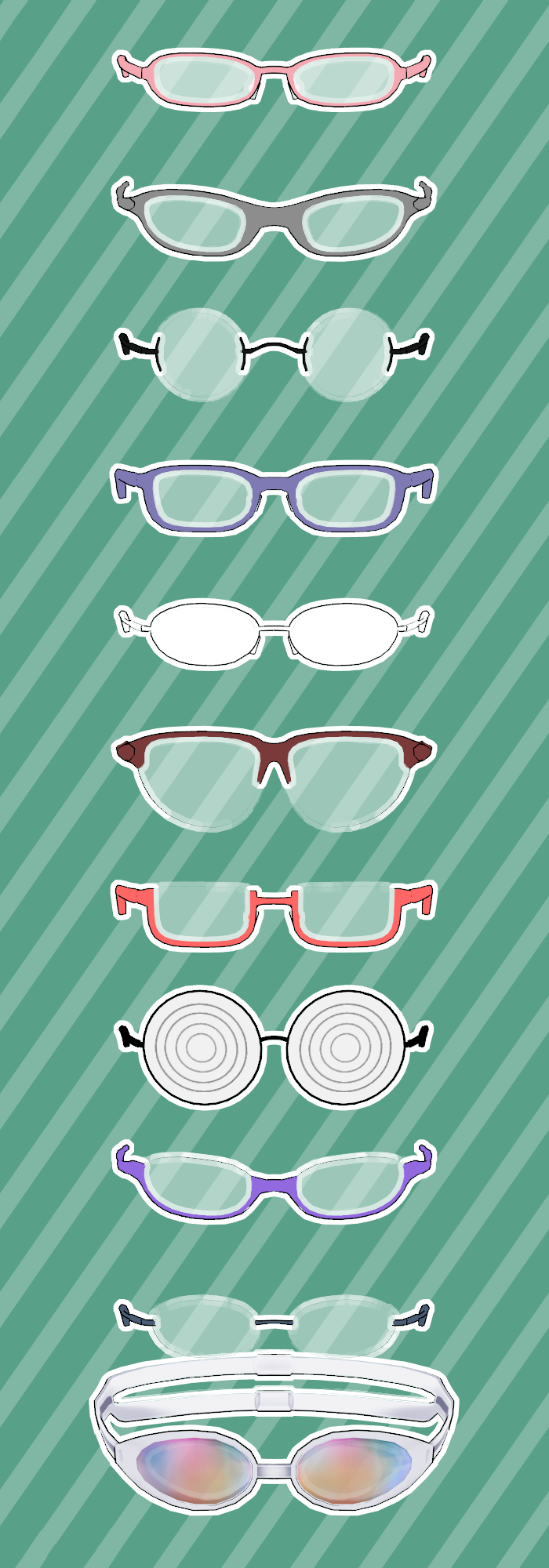 [MMD] Koikatsu Glasses Download by MijumaruNr1 on DeviantArt