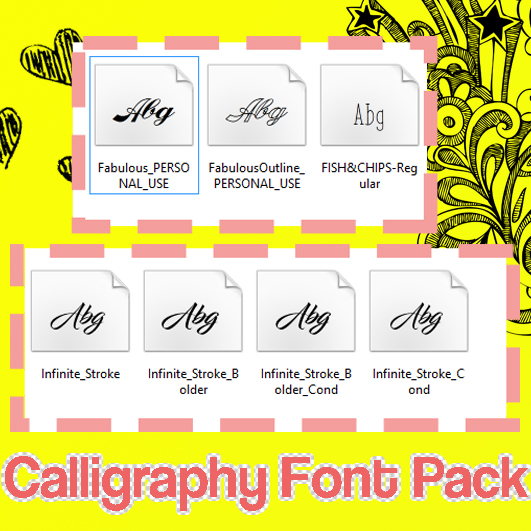 Fonts pack 1 by caramatthers on DeviantArt