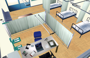 MMD STAGE DL (examination room, salle d'examen) by xerandis on DeviantArt