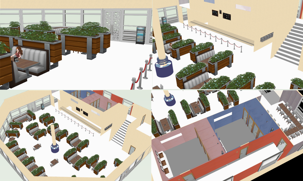 MMD STAGE DL (cafeteria) by xerandis on DeviantArt