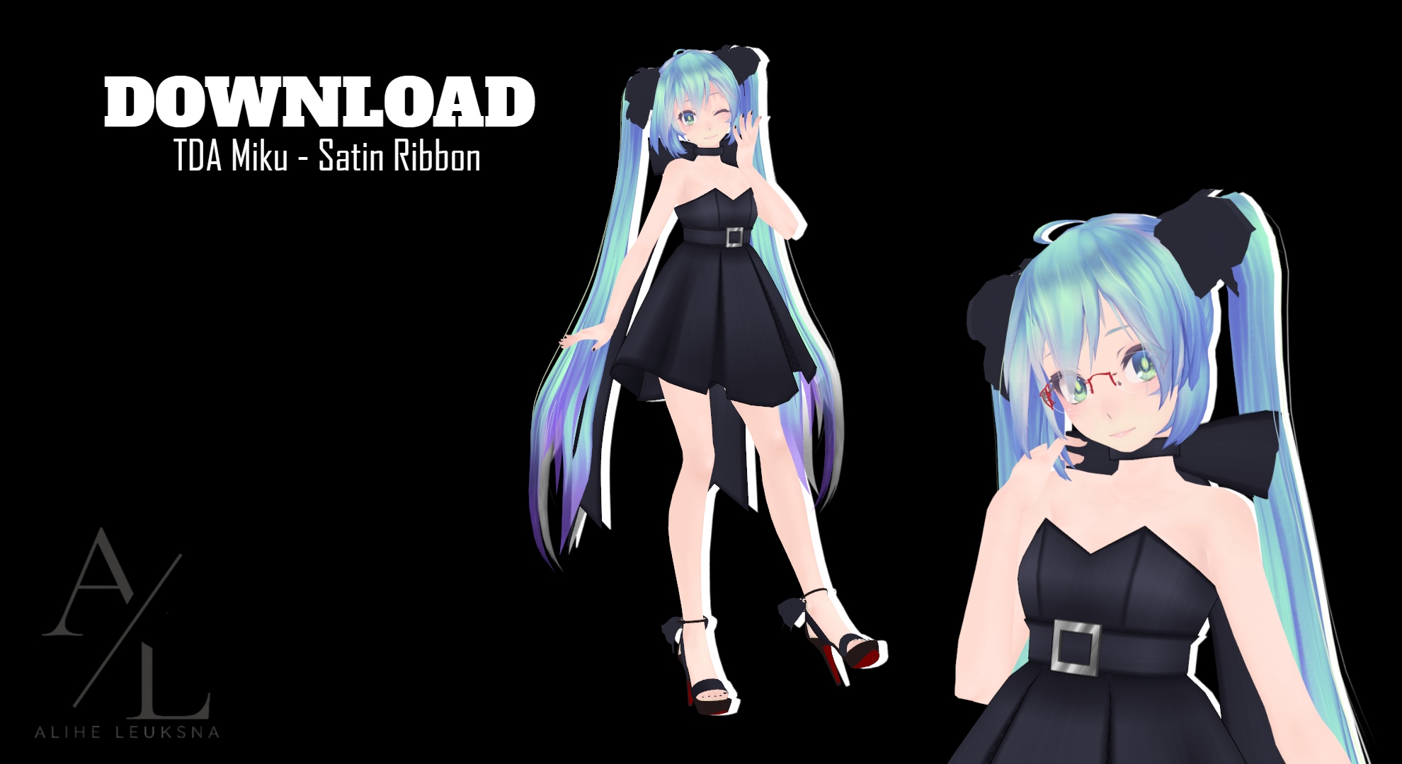 [MMD|DL] TDA Miku Satin Ribbon DOWNLOAD by AliheLeuskna on DeviantArt