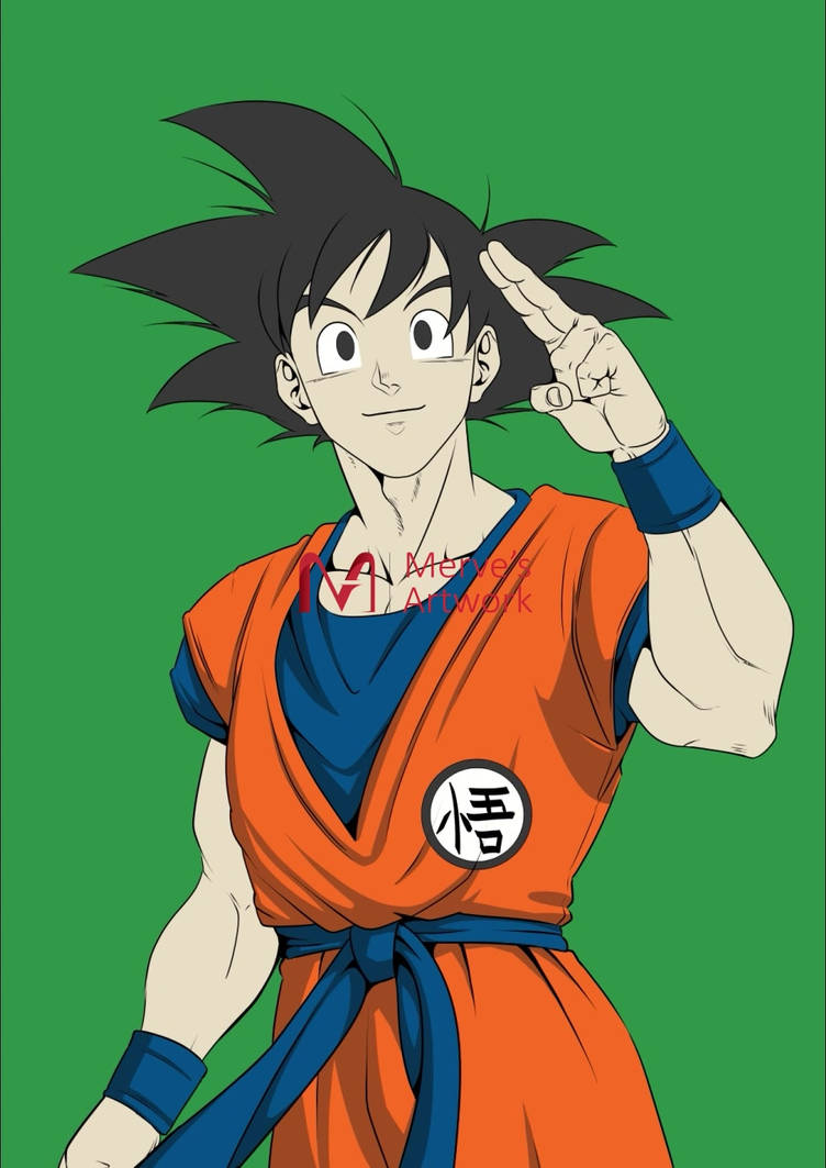 Fanart: Goku by MervesArtwork on DeviantArt