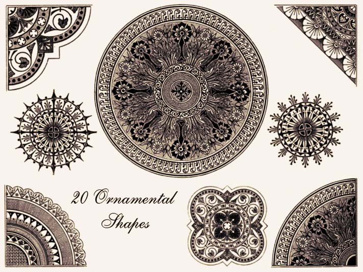 Ornamental Shapes - Brush Pack by Sya on DeviantArt