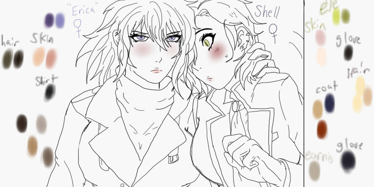 This chick is MINE!!! Eric x Shell genderbend by Mazsliver on DeviantArt