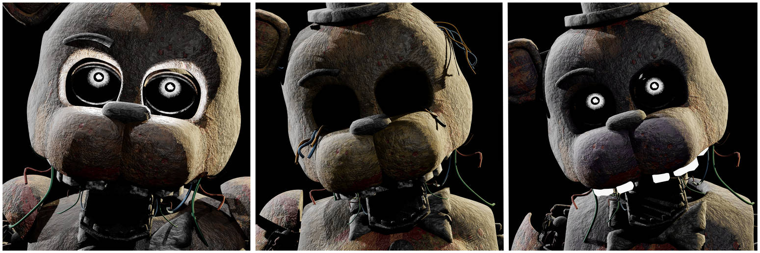 Blender| Ignited UFMP Bears by FreddoRionne on DeviantArt