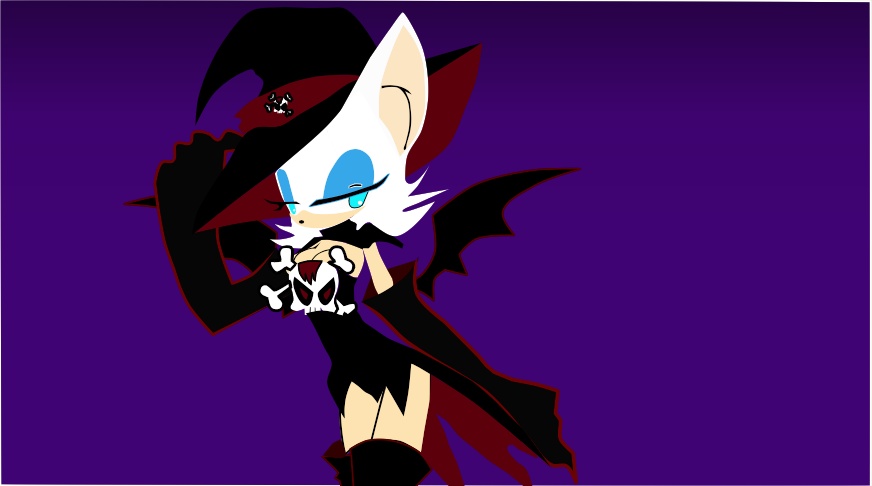 Rouge The Bat Goth Style by SaygeTheFallen on DeviantArt