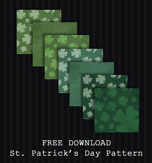 FREE DOWNLOAD - St Patricks Day Patterns by PointyHat on DeviantArt