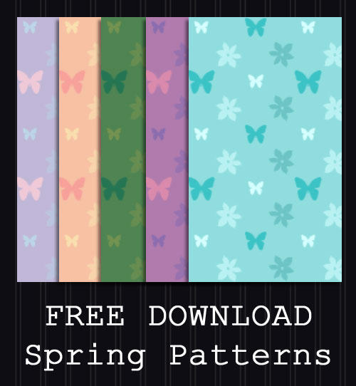 FREE DOWNLOAD - Spring Patterns by PointyHat on DeviantArt