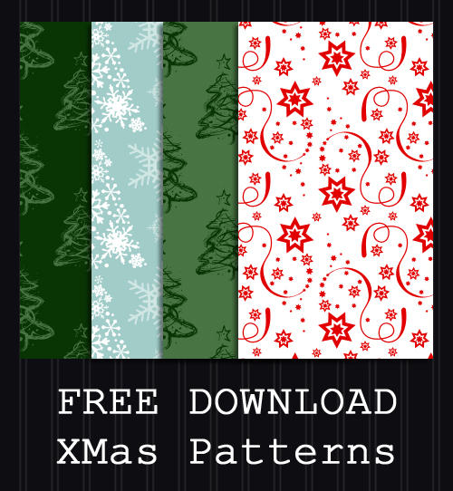 FREE DOWNLOAD - Christmas Patterns by PointyHat on DeviantArt