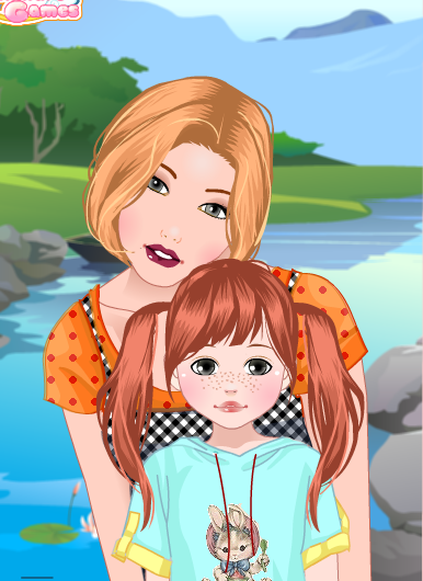 Mother and child make over by Pichichama on DeviantArt