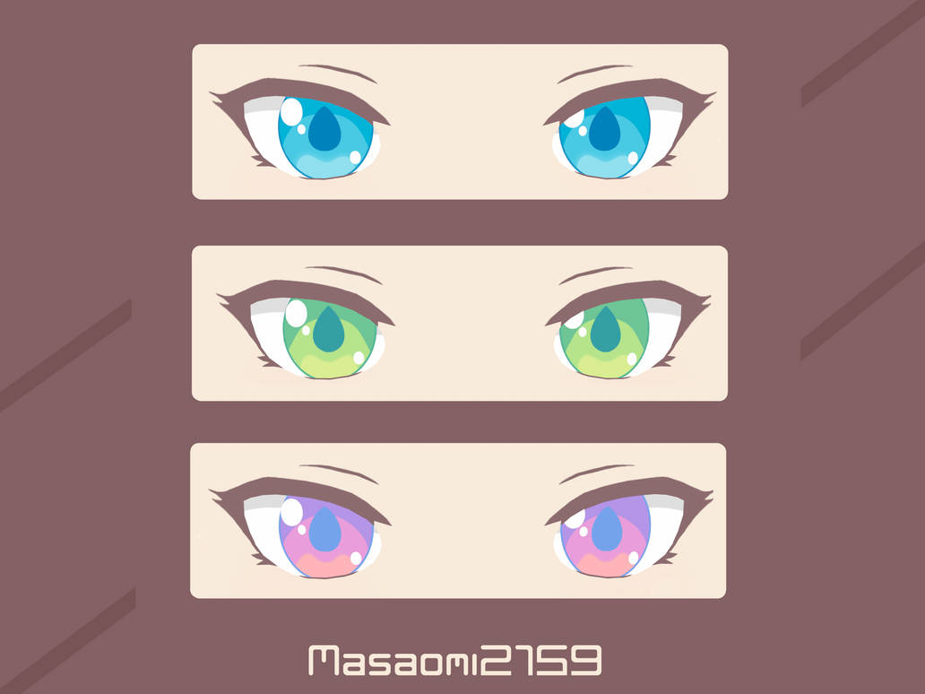 Iris textures for Vroid Studio (FREE DL) by Masaomi2159 on DeviantArt