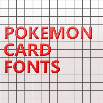 Pokemon Card Fonts by xKashu on DeviantArt