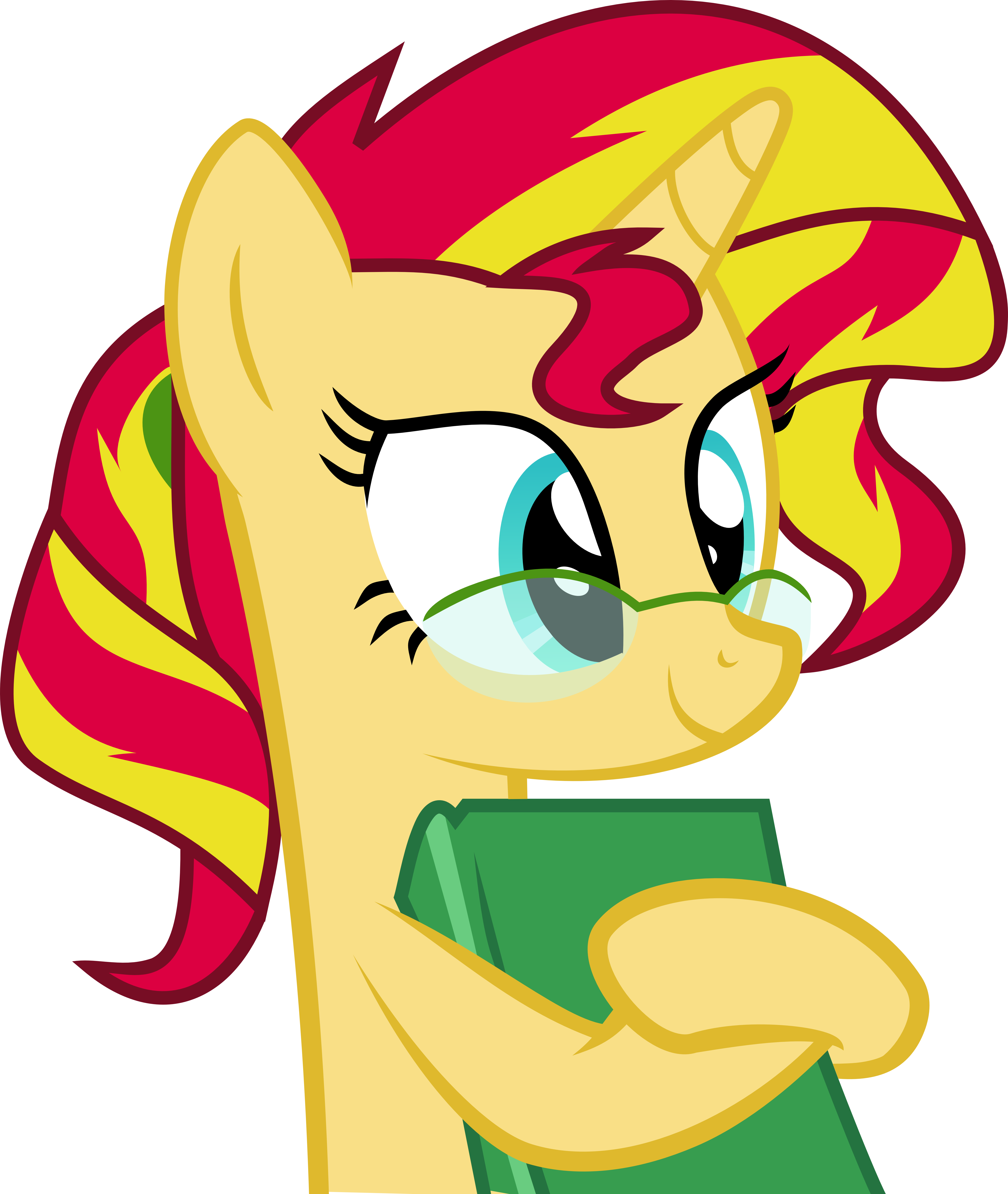 Nerd Sunset Shimmer by Elsia-pony on DeviantArt