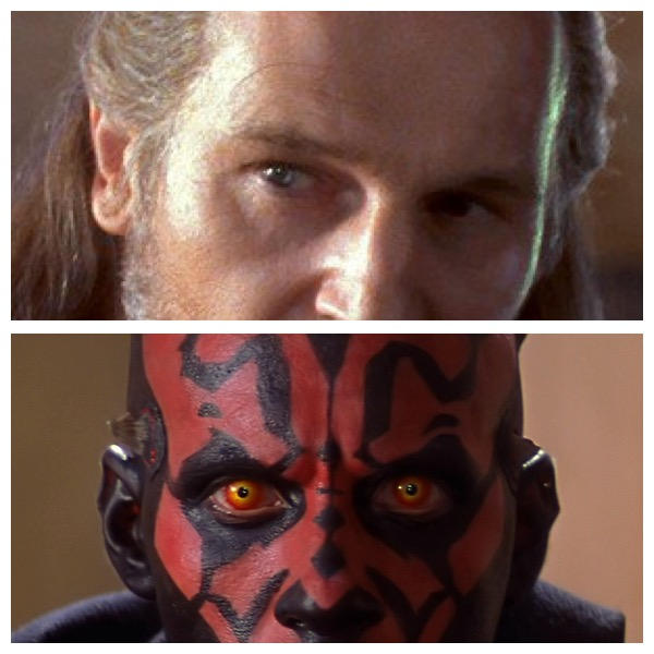 Retelling of Qui-Gon vs Darth Maul by FlareEmerald77 on DeviantArt