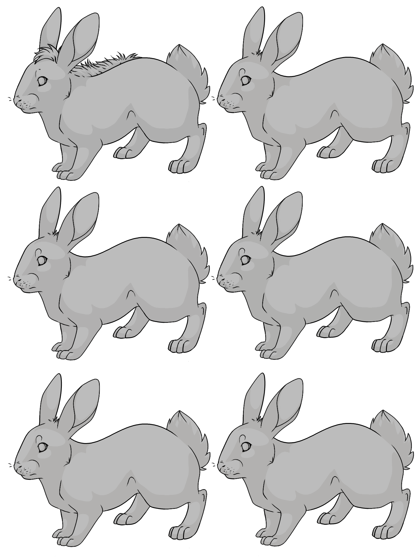 Free Bunny Adoptables Base -XCF by NobleSeaCow on DeviantArt