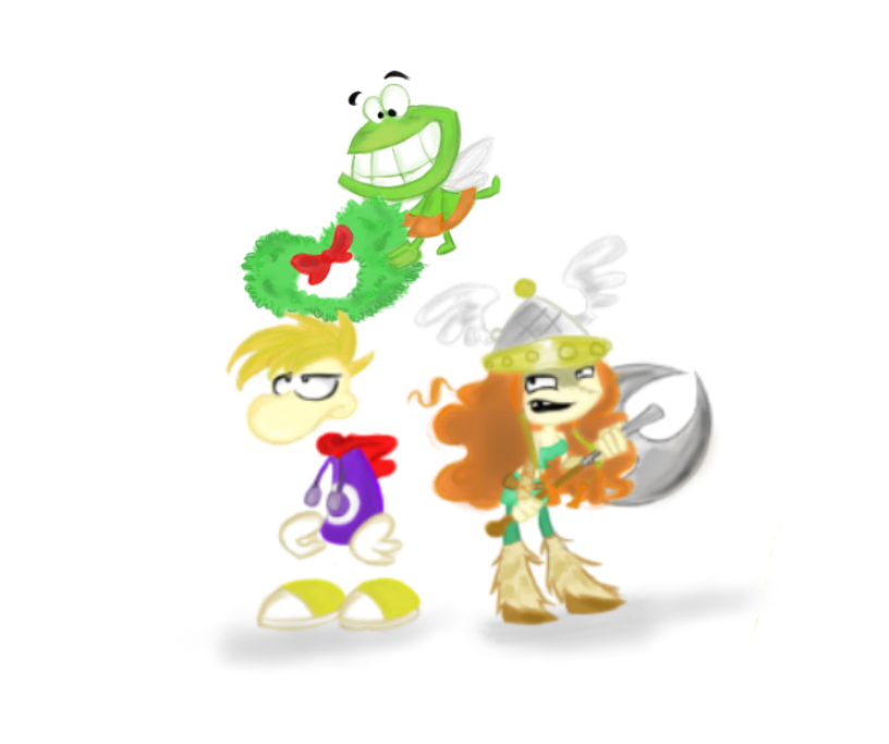Rayman and Barbara by mirandairazu1 on DeviantArt