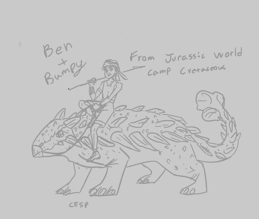 Ben and Bumpy from Jurassic World Camp Cretaceous by Rolfwolf on DeviantArt