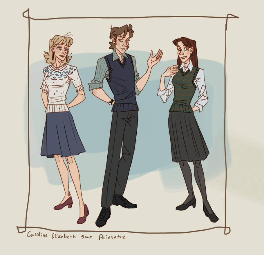 Lucy Hartin, Professor Rolf Hafner, Doctor Mimene by Rolfwolf on DeviantArt
