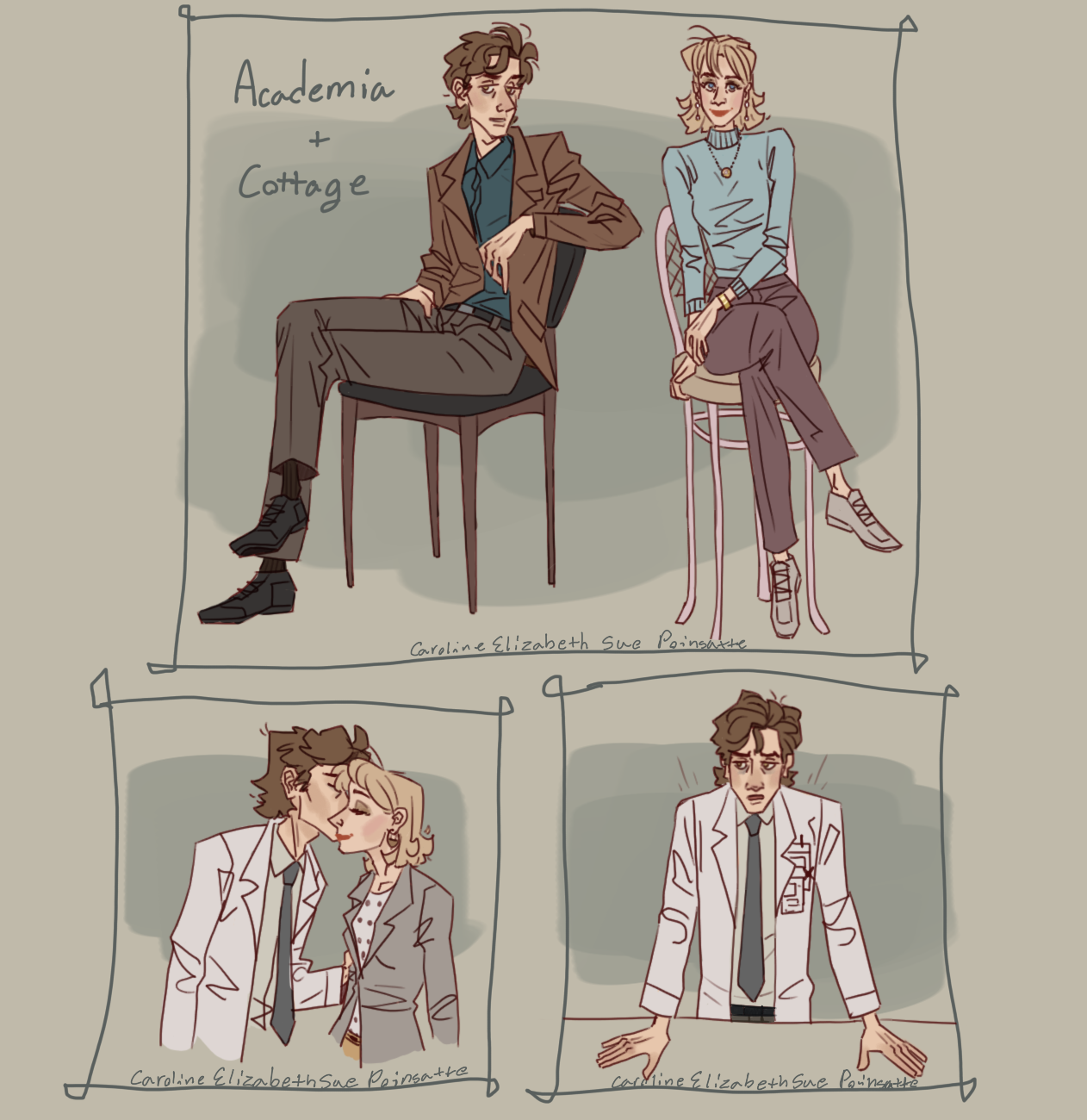 Professor Rolf Hafner and Lucy Hartin. by Rolfwolf on DeviantArt