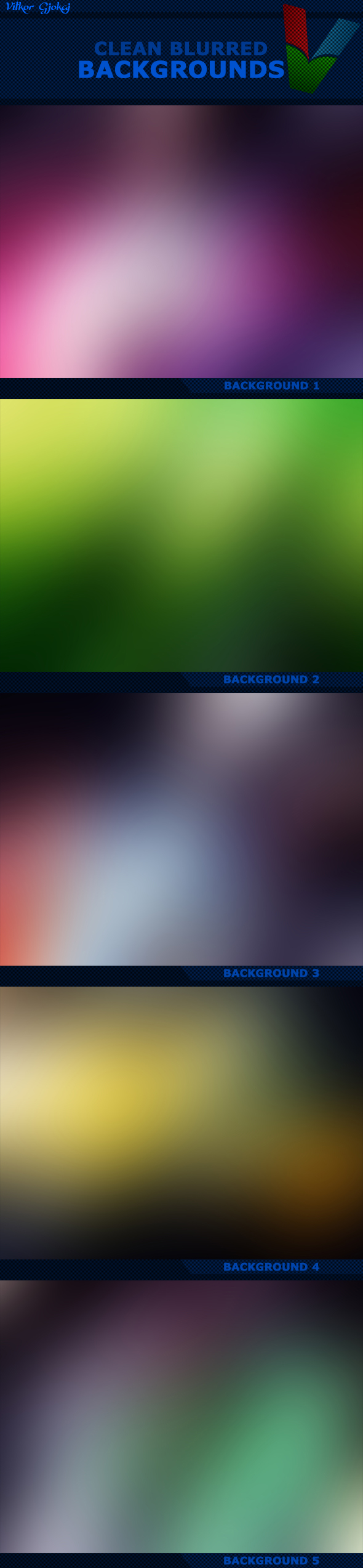 Clean Blurred Backgrounds by ViktorGjokaj on DeviantArt