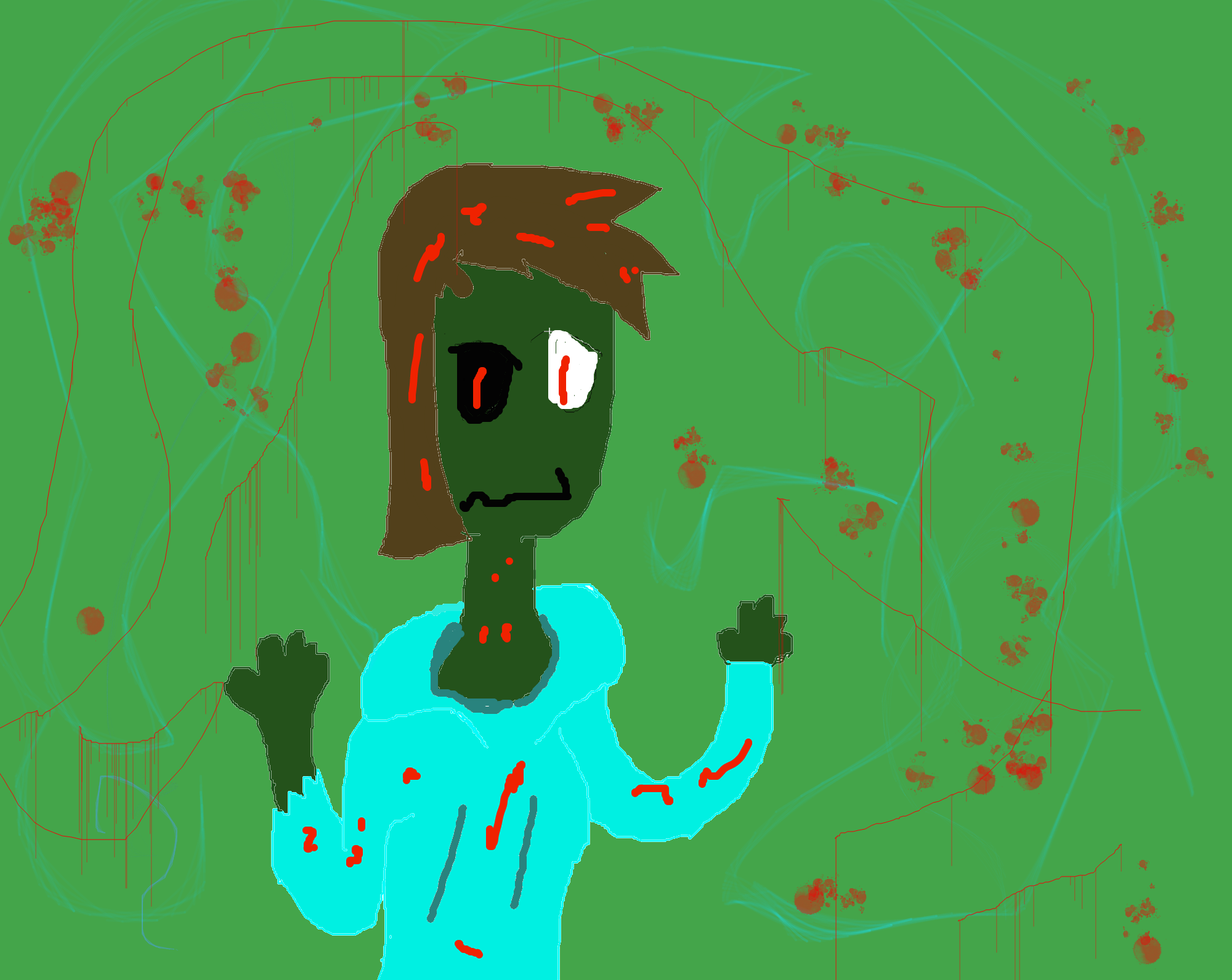 me as a eddsworld zombie by milky-pop on DeviantArt