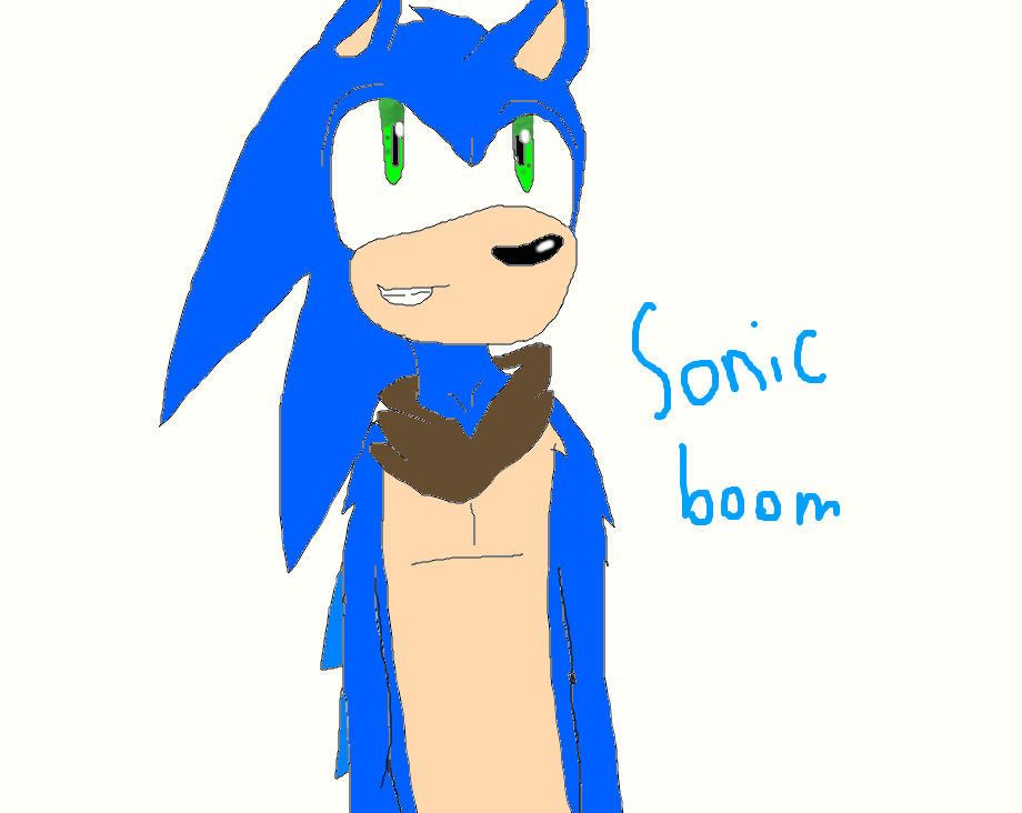 Sonic boom: sonic by milky-pop on DeviantArt
