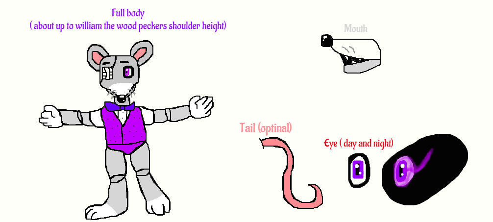 Custom adopts fnaf .: Marco the mouse :. by milky-pop on DeviantArt