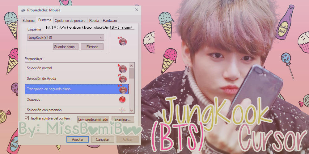 JungKook (BTS) Cursor by MissBomiBoo on DeviantArt