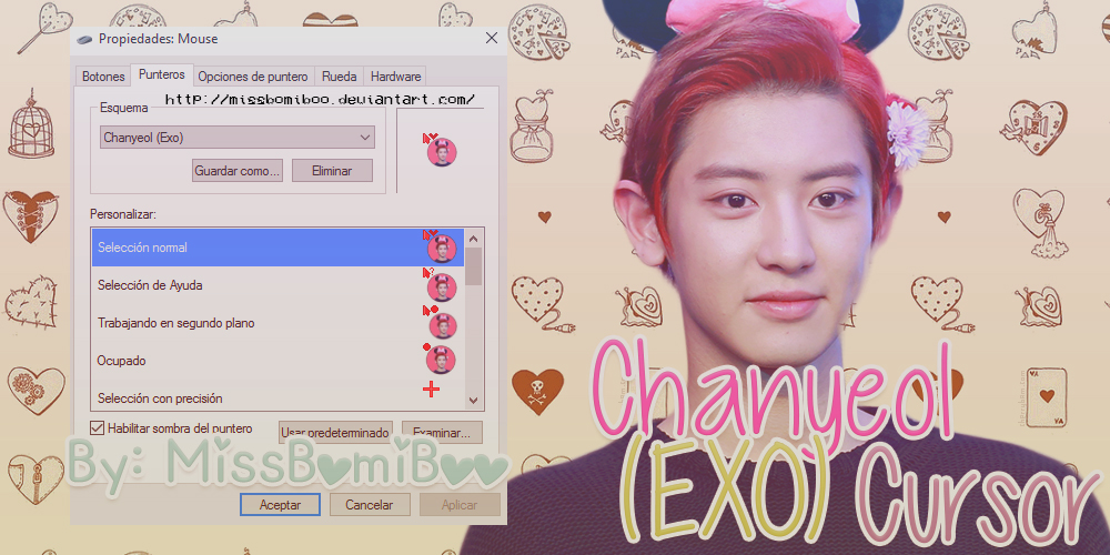 Chanyeol (EXO) Cursor by MissBomiBoo on DeviantArt