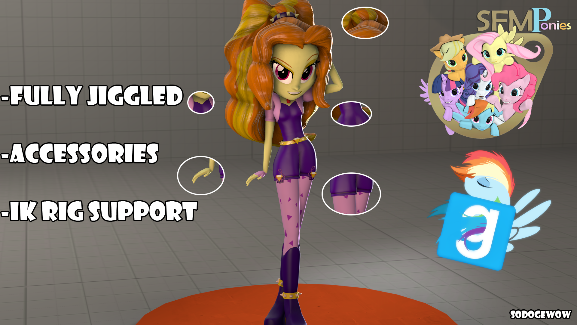 [SFM][GMOD] Adagio Dazzle by Rockset on DeviantArt