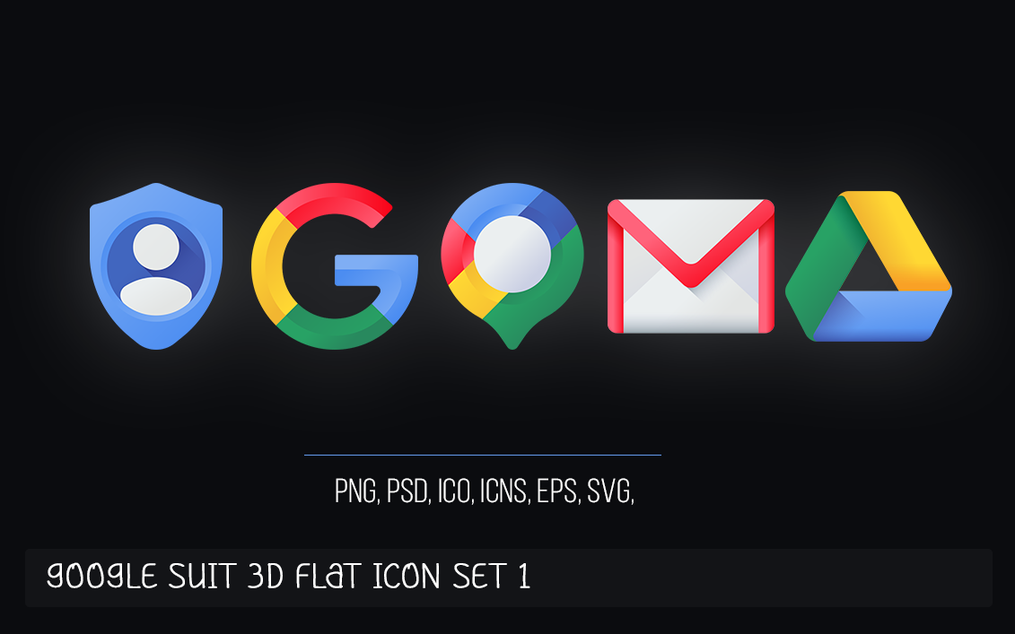 Google Suite 3d flat icon set (1) by tahfimism01 on DeviantArt