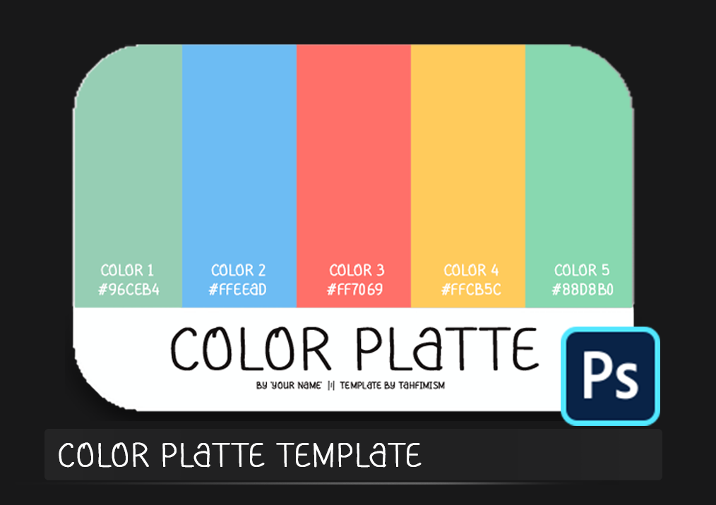 Color Platte Template by Tahfimism by tahfimism01 on DeviantArt
