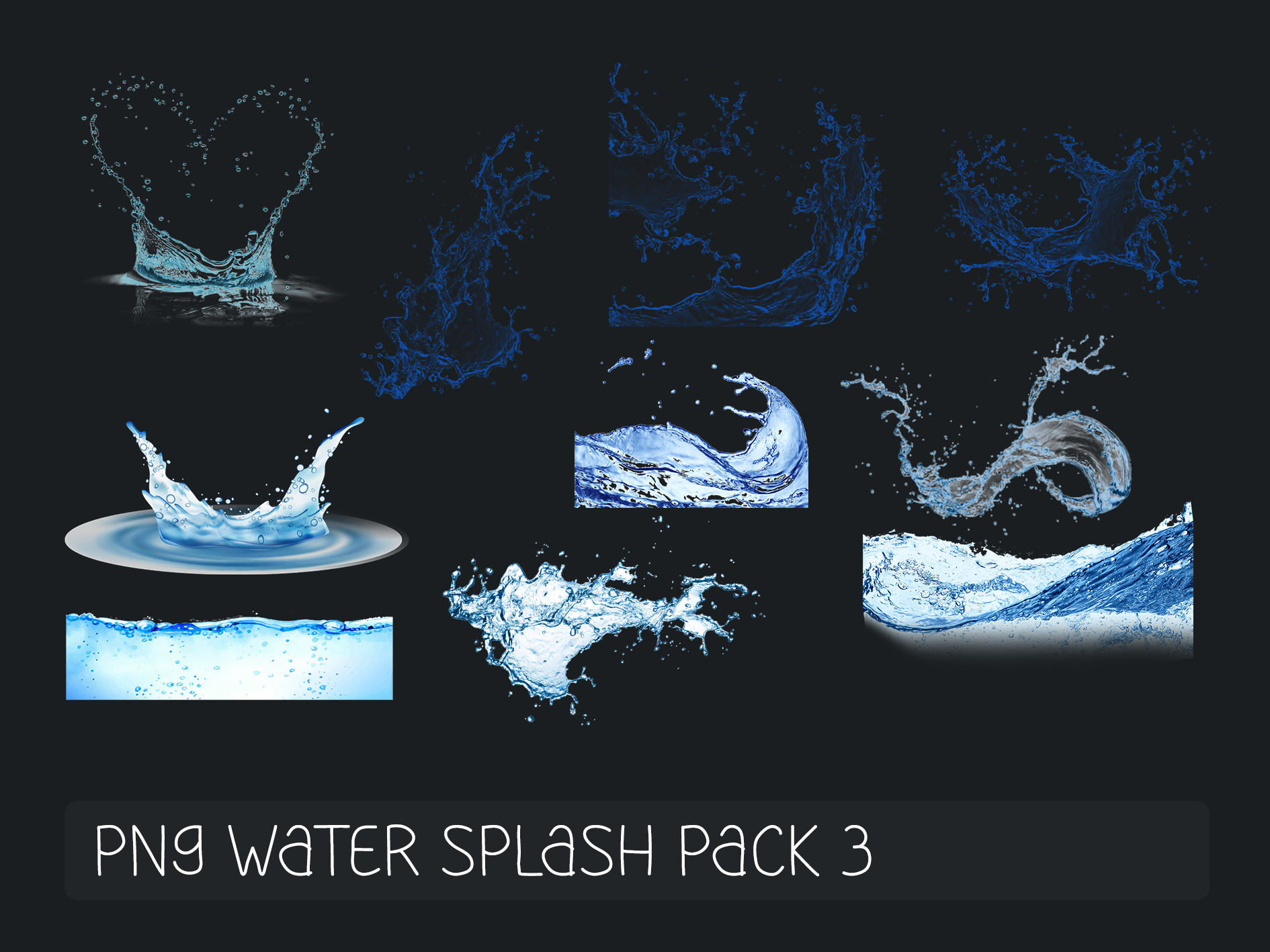 PNG water plash pack 3 by tahfimism by tahfimism01 on DeviantArt