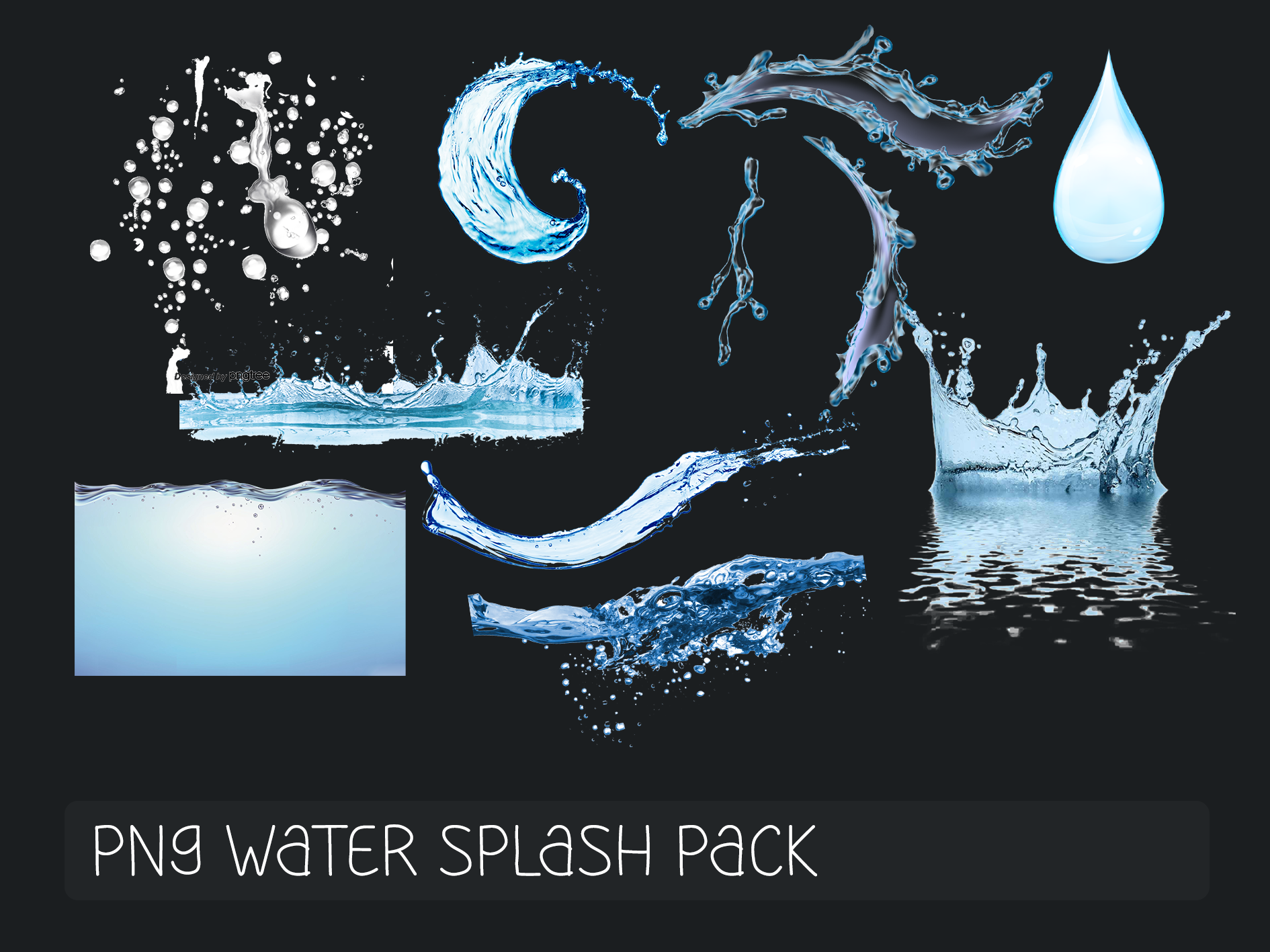 PNG water plash pack 1 by tahfimism by tahfimism01 on DeviantArt