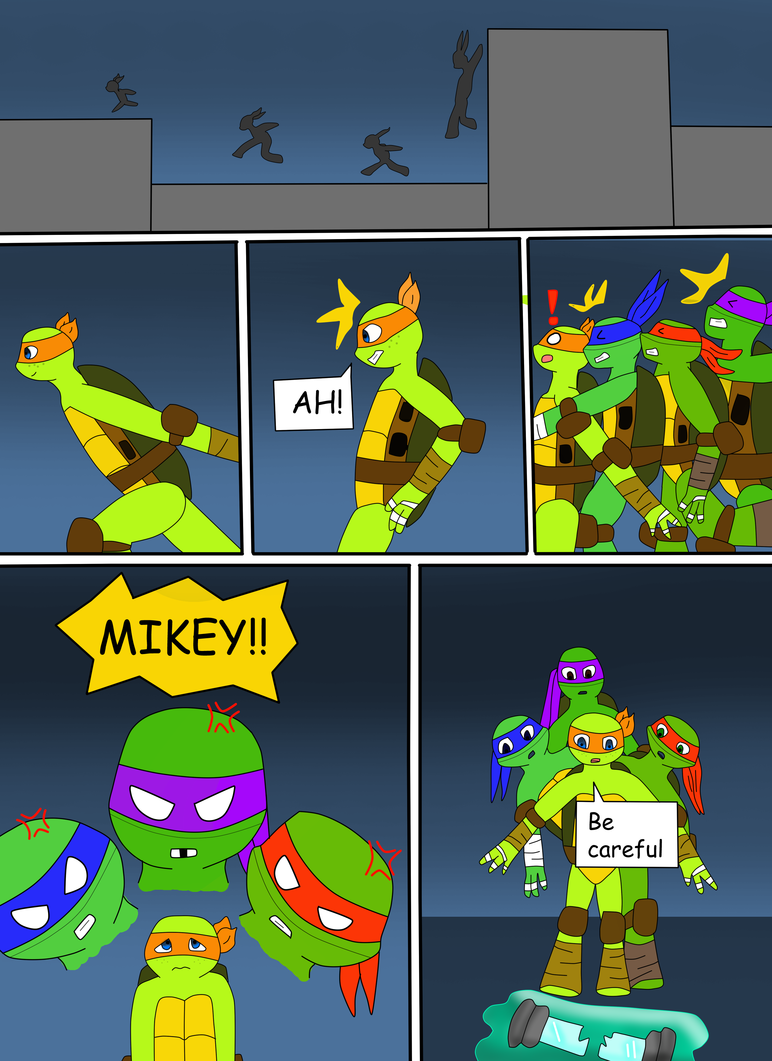 TMNT UNLEASHED-Wolf Spirit CH1 PAG4 by sandriux2000 on DeviantArt