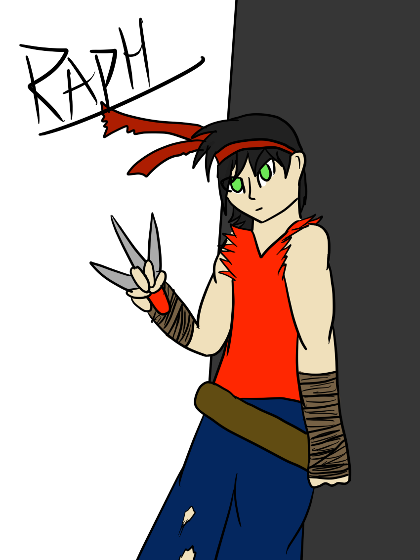 TMNT Raph Gijinka by sandriux2000 on DeviantArt