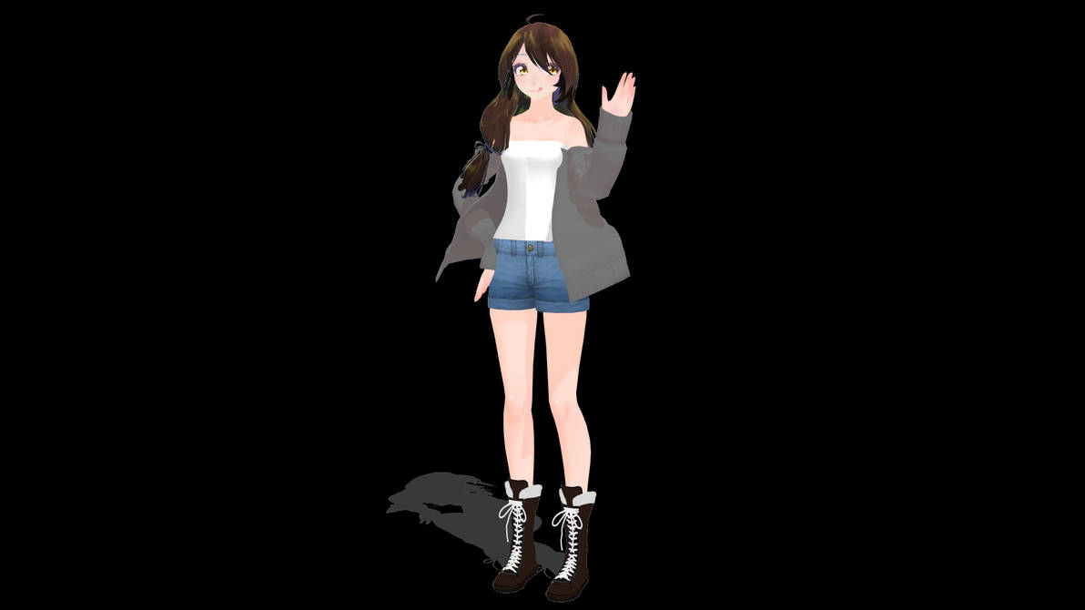 Gold Mmd Dl By Creeperless On Deviantart