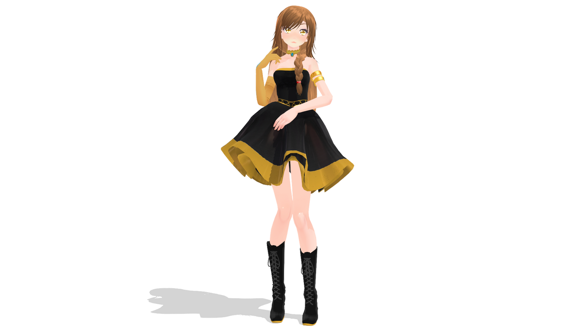Gold V.2 MMD DL by Creeperless on DeviantArt